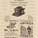 Vintage Typewriter Ads Overlays | 10 Vintage Advertisements Transparent ...
