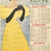 Colorful Set of 38 Vintage Calendars | Printable Old Calendars | Retro ...