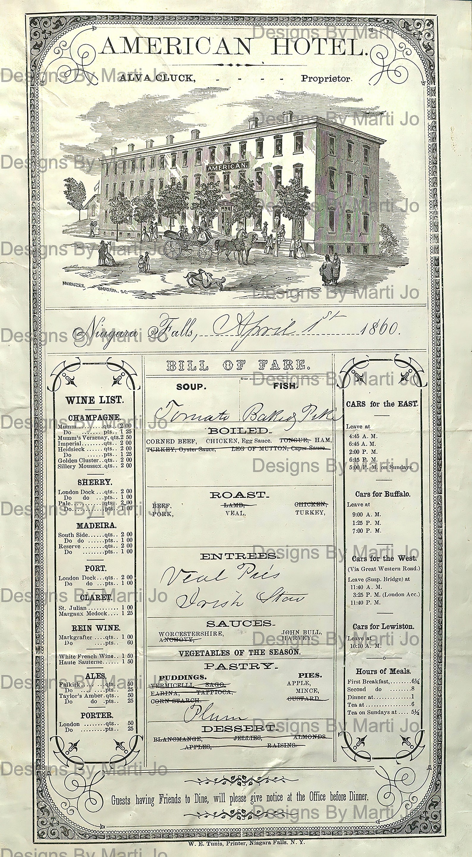 30 Vintage Menu JPG Pages Printable Antique Restaurant Old Menus ...