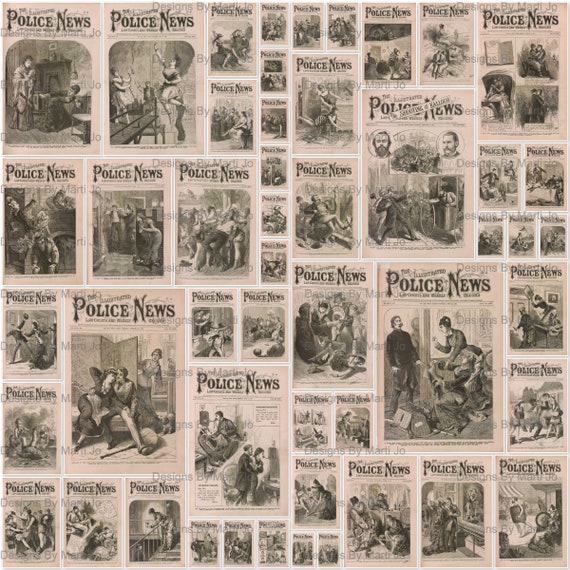 Police De Journal Vintage