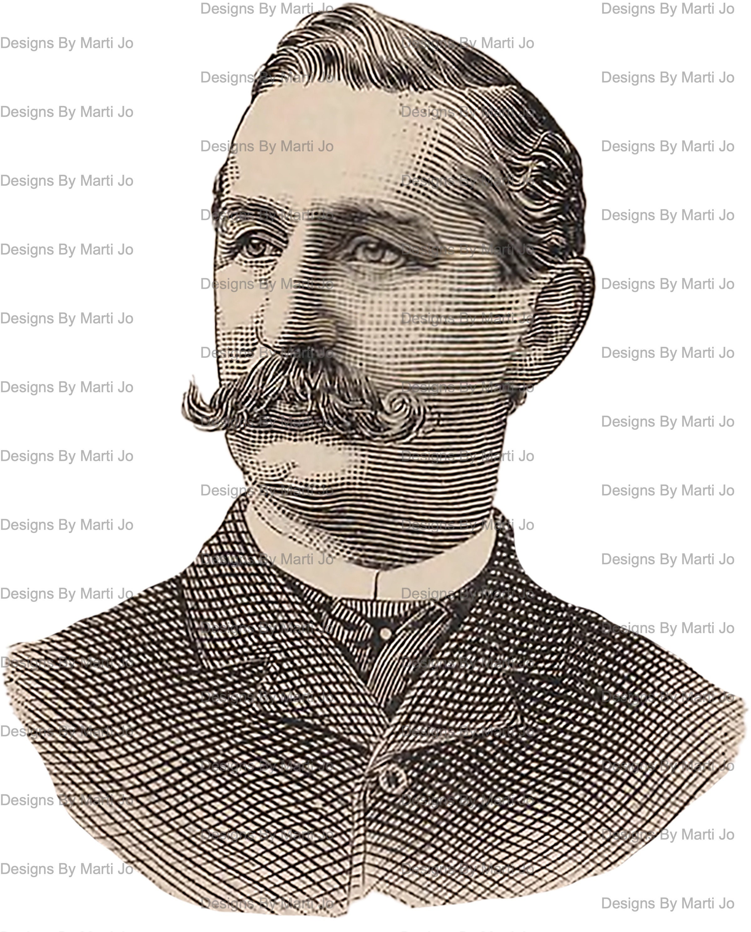 Vintage Men's Portraits 25 Individual Engravings 2 - Etsy