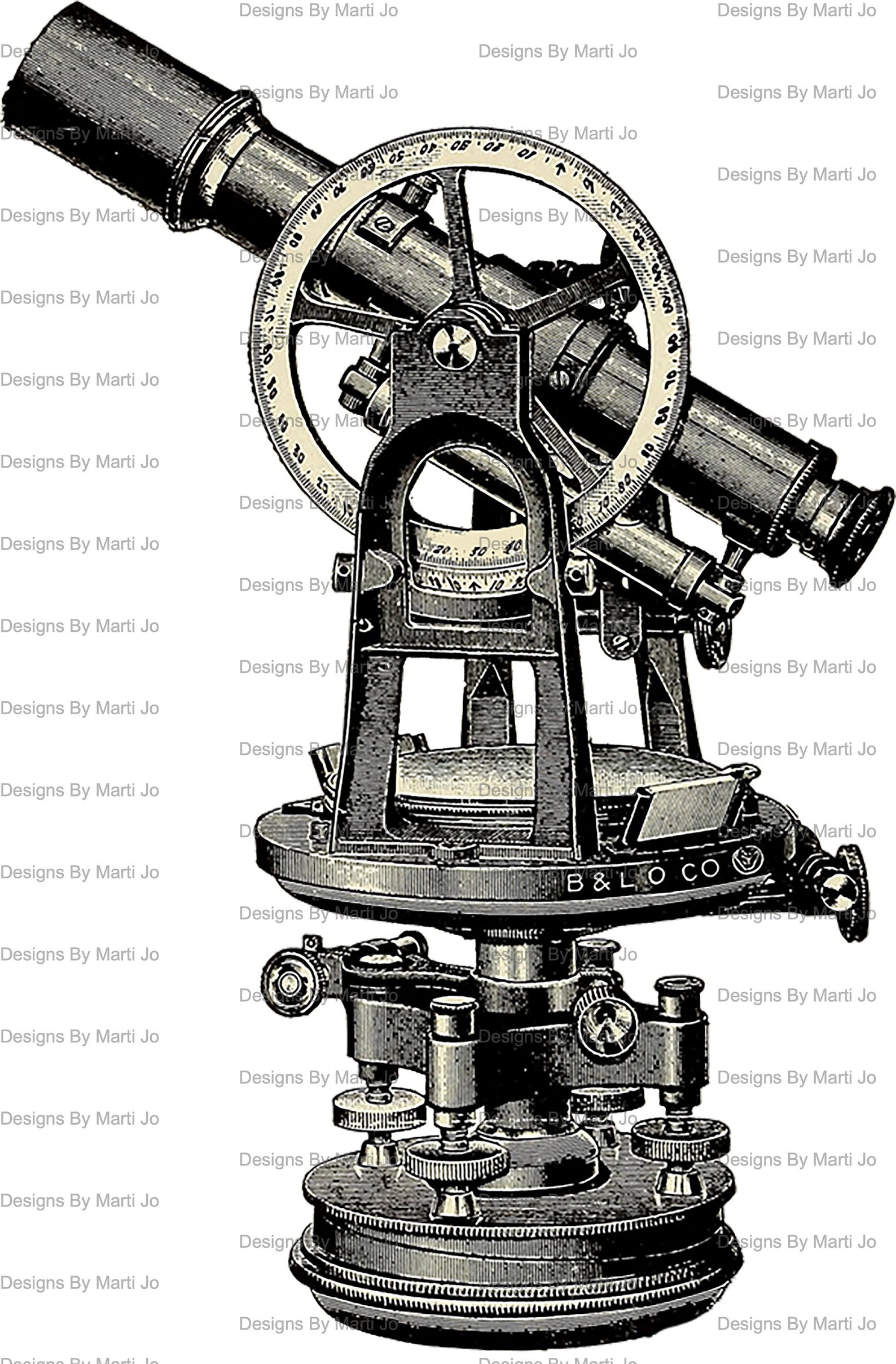 Vintage Drawing and Surveying Equipment PNG Elements | Vintage ...
