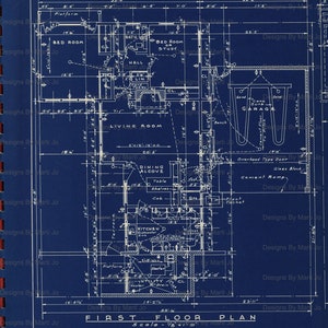 Vintage Old House Blueprints | 48 Vintage House Patterns and Blueprints ...
