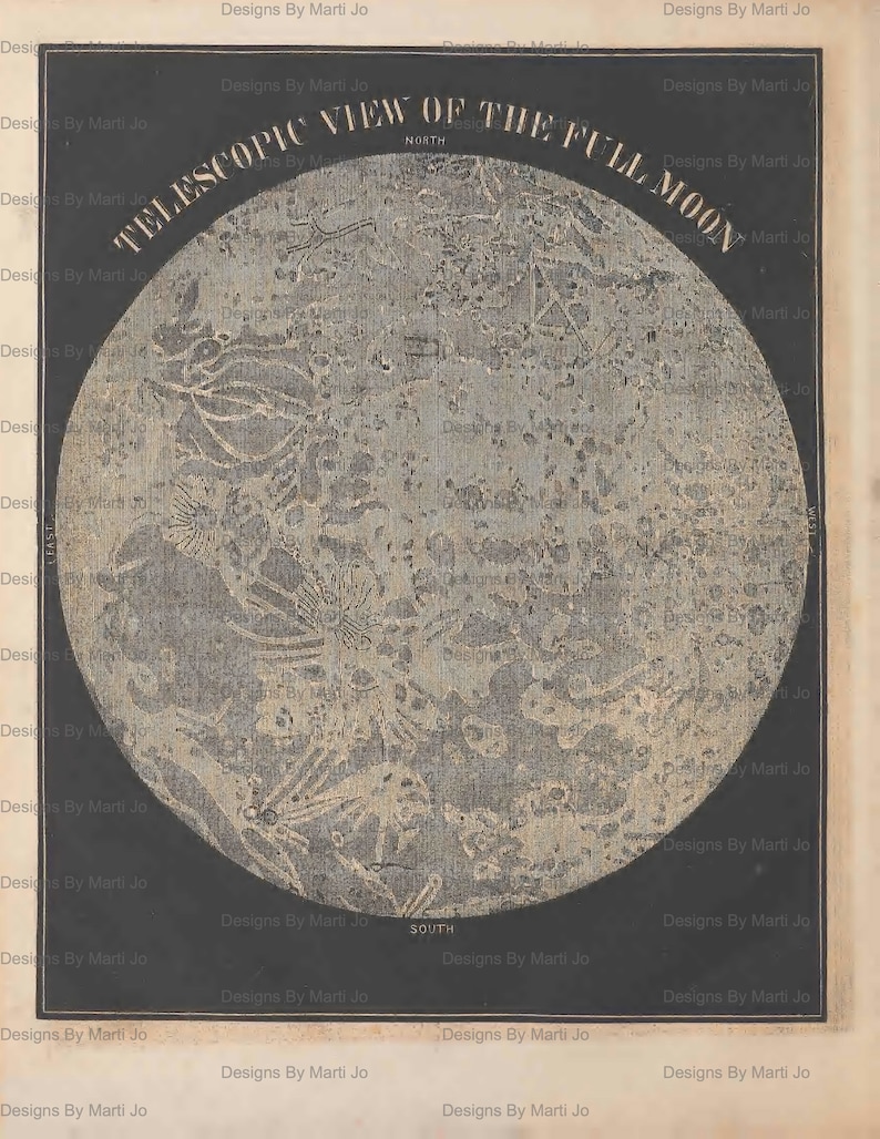 1849 Vintage Astronomy Textbook Images 29 Antique - Etsy