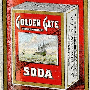 Vintage Baking Powder and Yeast Labels Set 2 | 35 Digital Retro Food ...