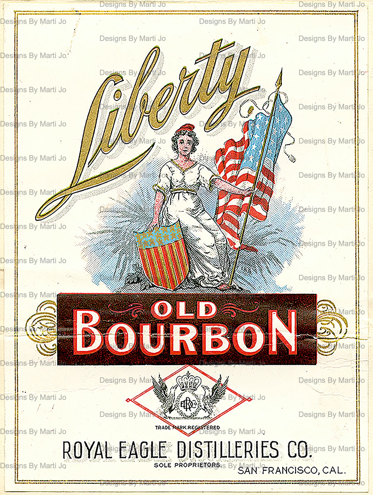 Vintage Whiskey Labels Set 2 | 50 Digital Old Whiskey Labels | BONUS ...