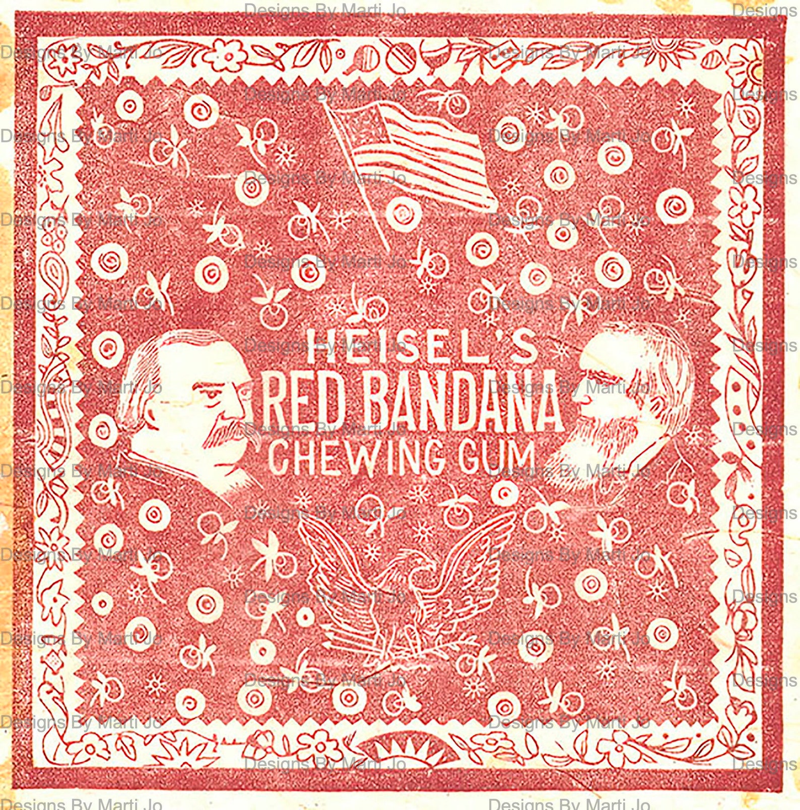 Vintage Gum Labels Kit | 30 Printable Antique Chewing Gum Labels ...