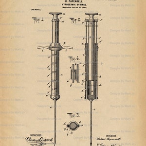 Vintage Medical Device Patent Prints | 20 Each 8.5 X 11 Regular and ...