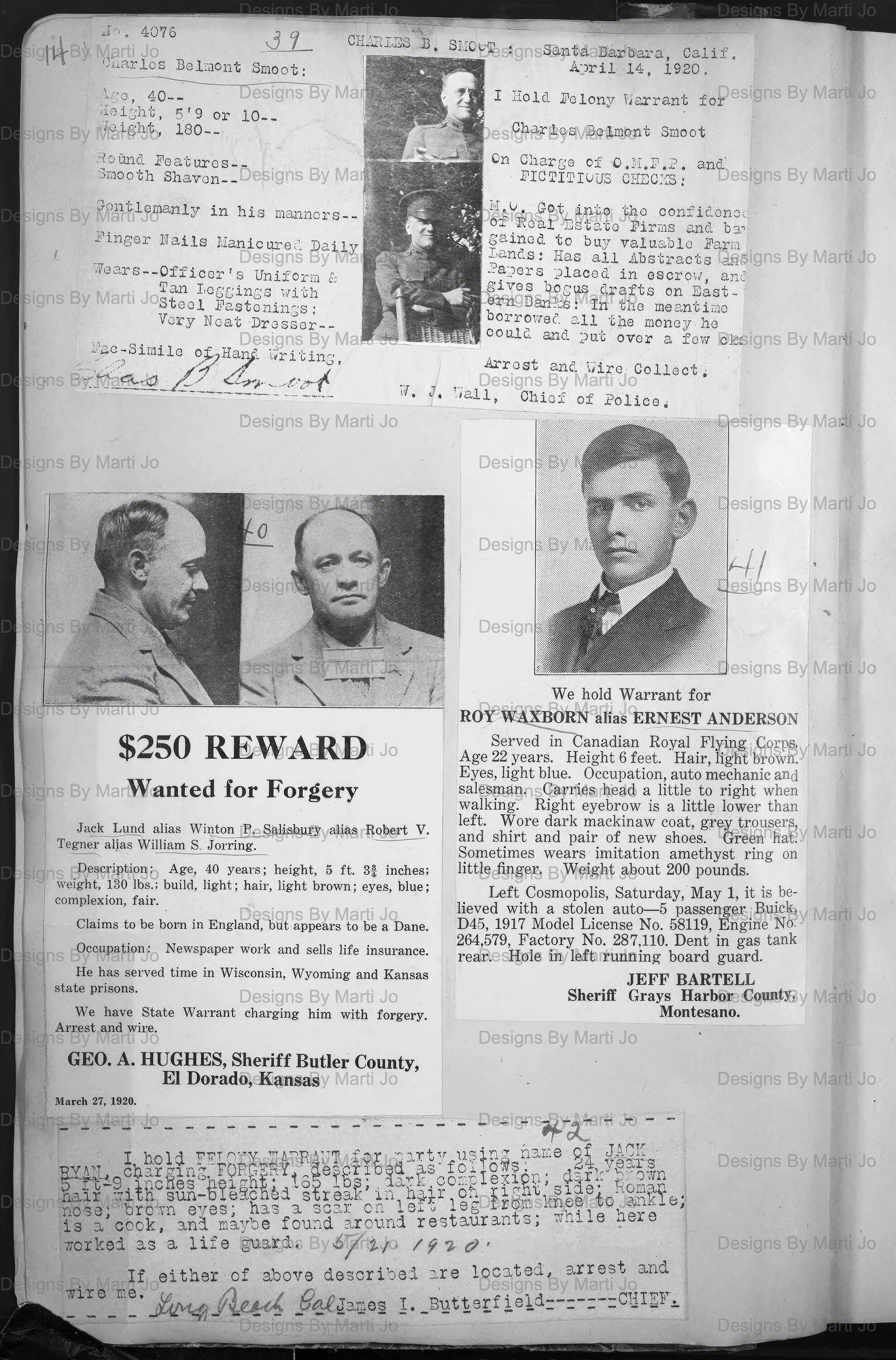 30 Police True Crime Scrapbook JPG Pages | 1920 Crime Junkie Journal ...