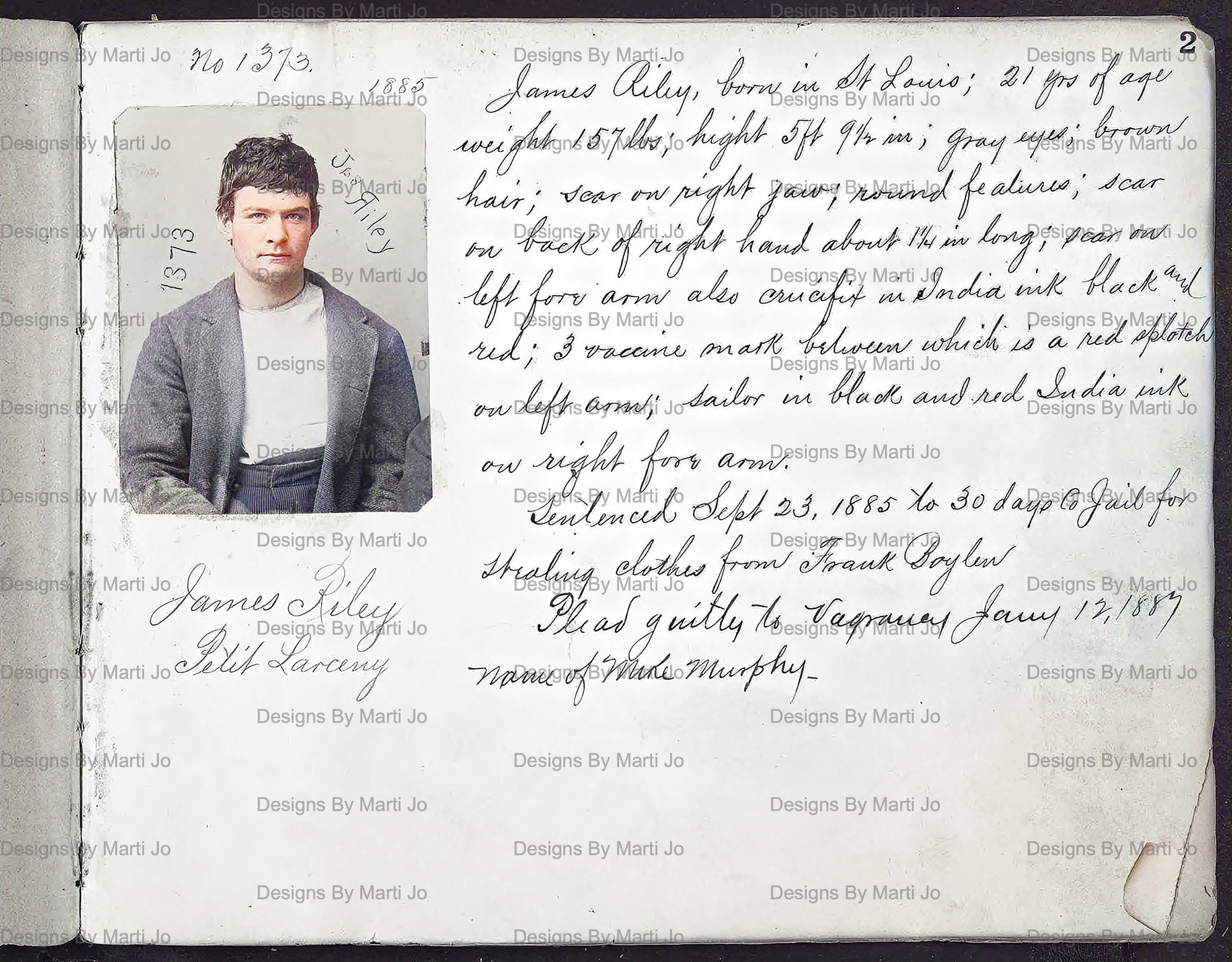 Vintage Mugshot Crime Book | 50 Criminal Record Jpgs | Includes ...