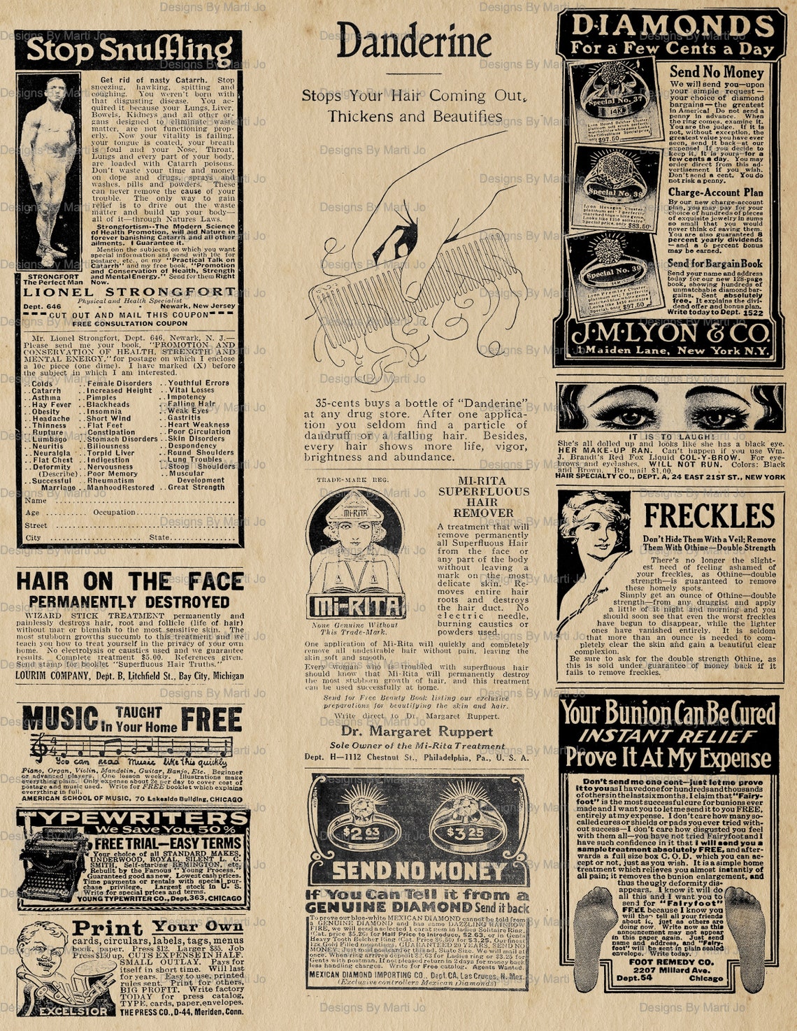 Vintage Ads Overlays Set 1 10 Vintage Magazine Advertisement | Etsy