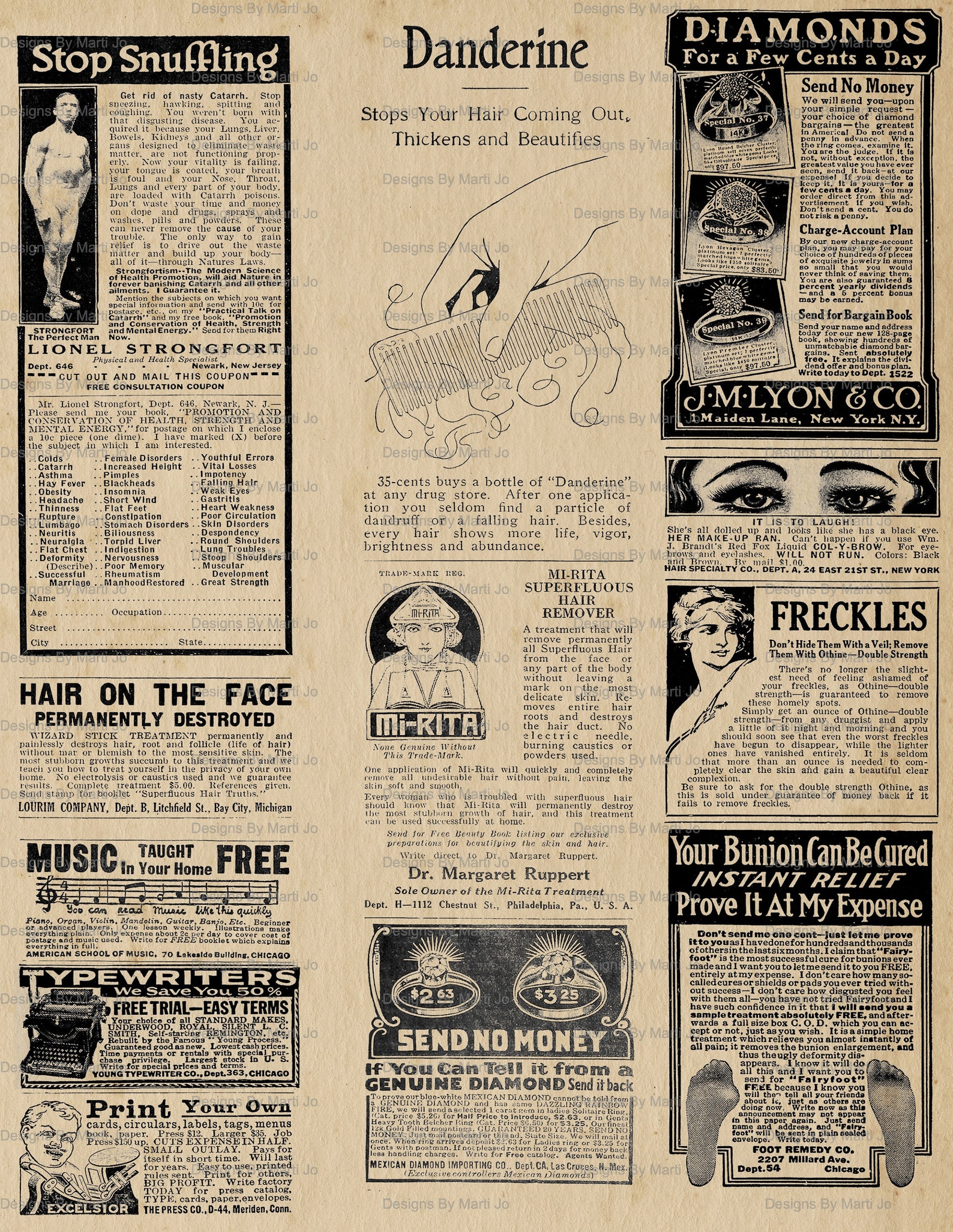 Vintage Ads Overlays Set 1 10 Vintage Magazine Advertisement ...