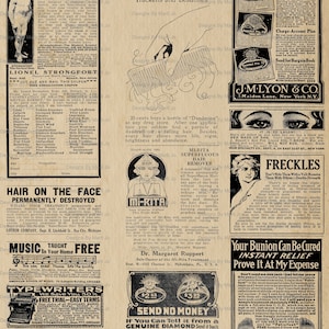 Vintage Ads Overlays Set 1 | 10 Vintage Magazine Advertisement ...