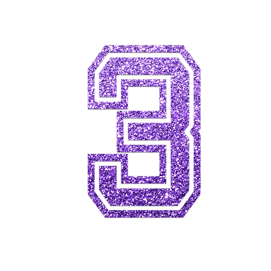 Purple Glitter Varsity Letters Digital Clipart Printable | Etsy
