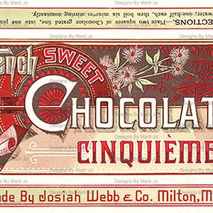 Vintage Candy Labels Kit 1 | 29 Printable Mostly Chocolate Images ...