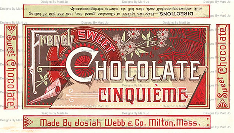 Vintage Candy Labels Kit 1 29 Printable Mostly Chocolate - Etsy