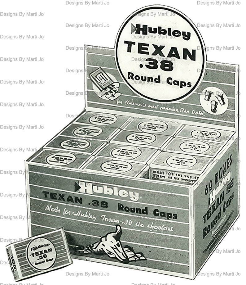 Vintage 1958 Toy Capgun Clip Art | 20 Individual Old Cap Toys Pistol ...