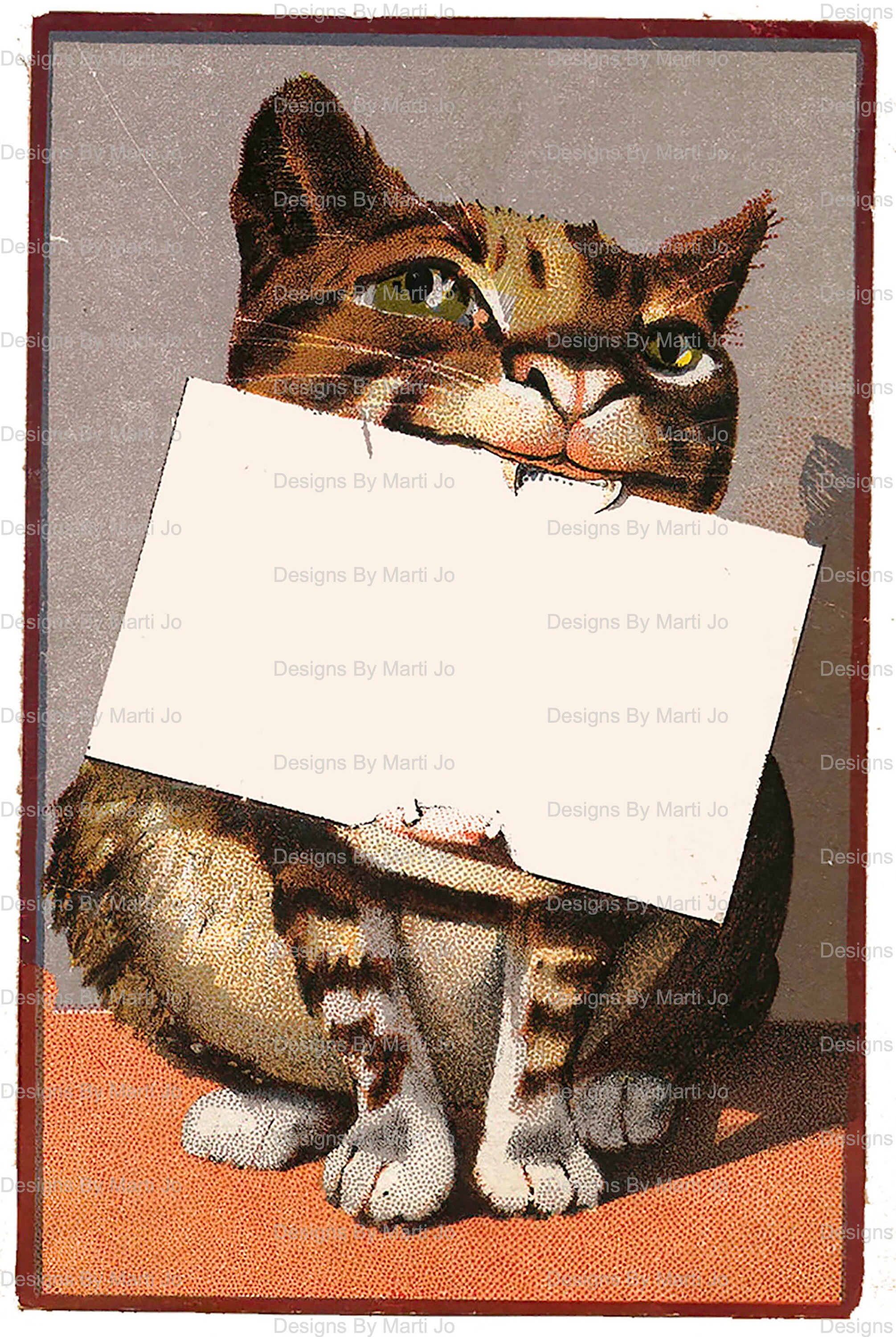 Vintage Note Cards | Printable Antique Greeting Cards | Instant ...