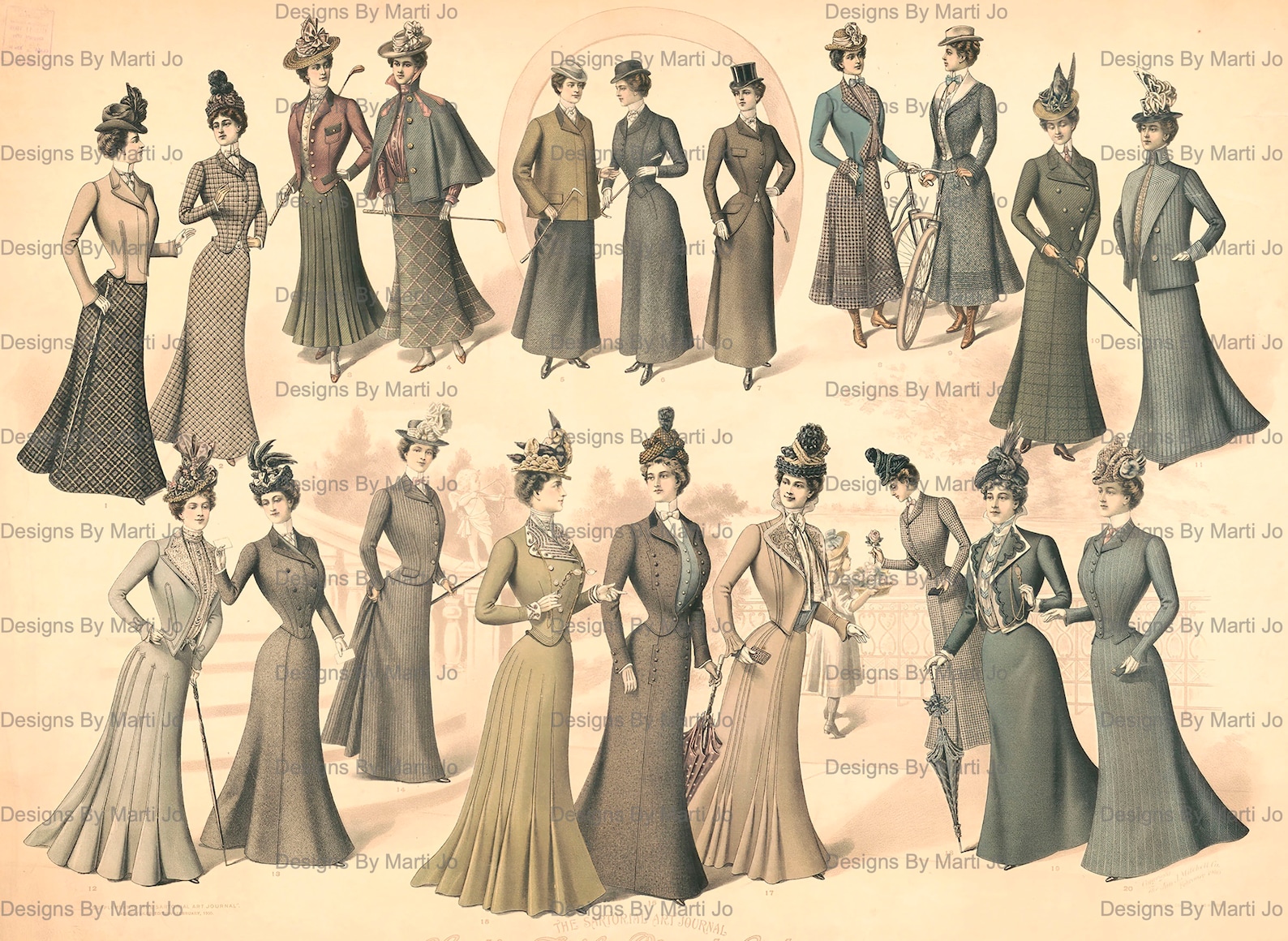 10 Vintage People Collage Set 1 Printable Antique People - Etsy