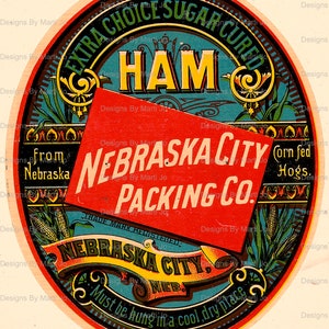 Vintage Food Labels Kit 85 Digital Antique 1890's Food Labels JPG Files ...