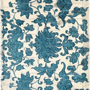Printable Shabby Chic Antique Chinese Floral Wallpaper Patterns | 12 ...