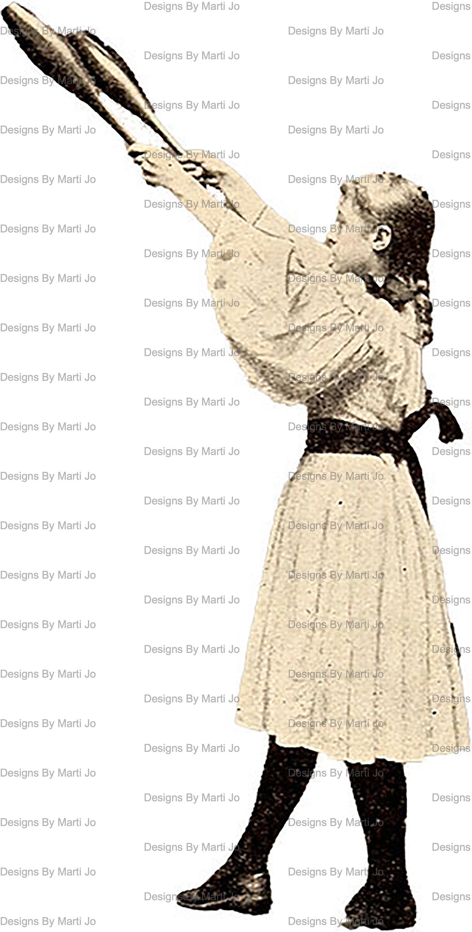 Vintage Exercise Kit Printable Vintage People Exercising | Etsy