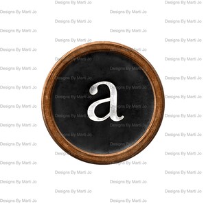 Vintage Typewriter Keys PNG MEGA BUNDLE 4 Complete Sets of Printable ...