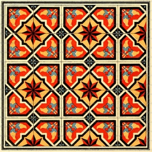 52 Vintage Geometric Tile Patterns - 12 X 12 Inches | Tile Pattern ...