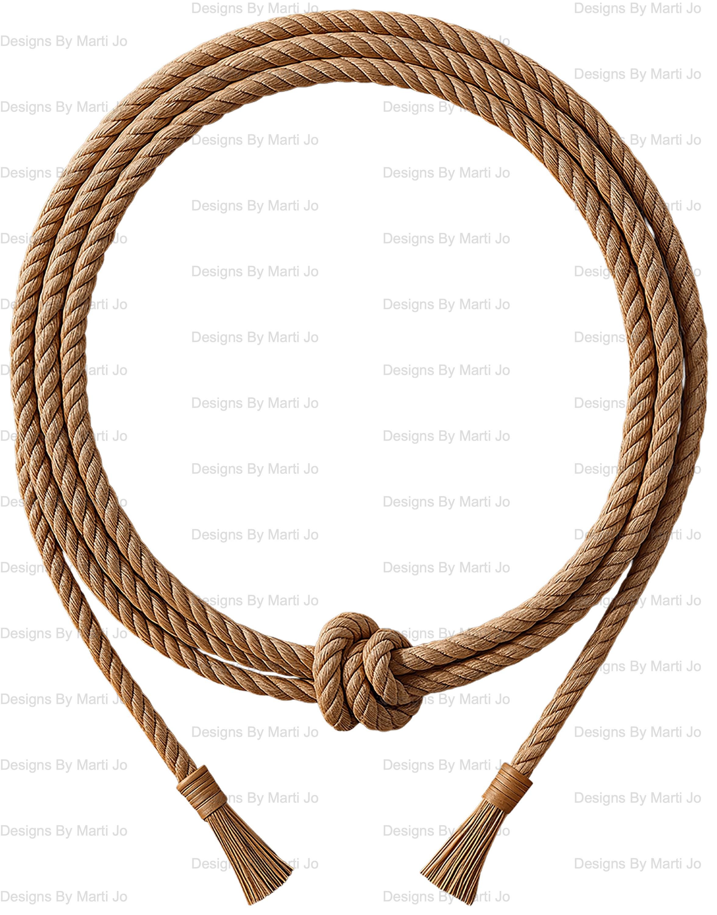Western Rope Frame Clipart PNG – 25 Transparent 6-inch Frames and 5×5 ...