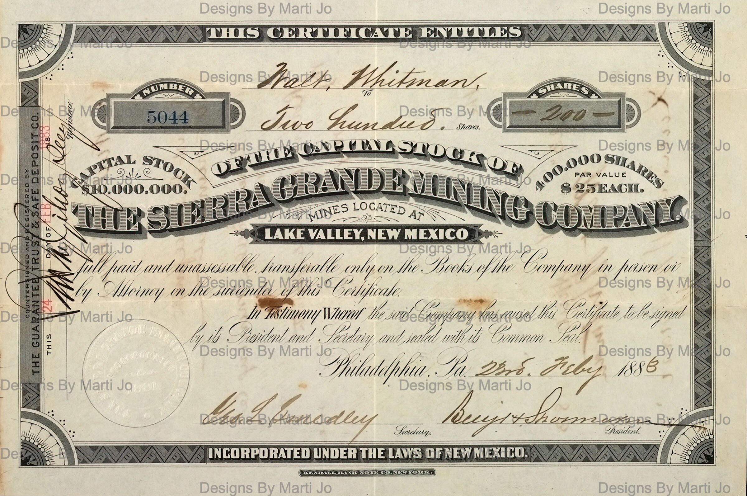 Vintage Stock Certificates Set 1 | Vintage Stock Market Certificate ...