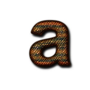 Colored Lizard / Snake Skin Letters Transparent PNG | Printable Letters ...