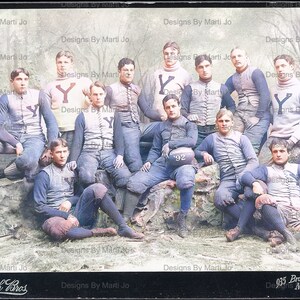 Colorized Vintage Football Team Photos | 15 Printable Vintage Sports ...