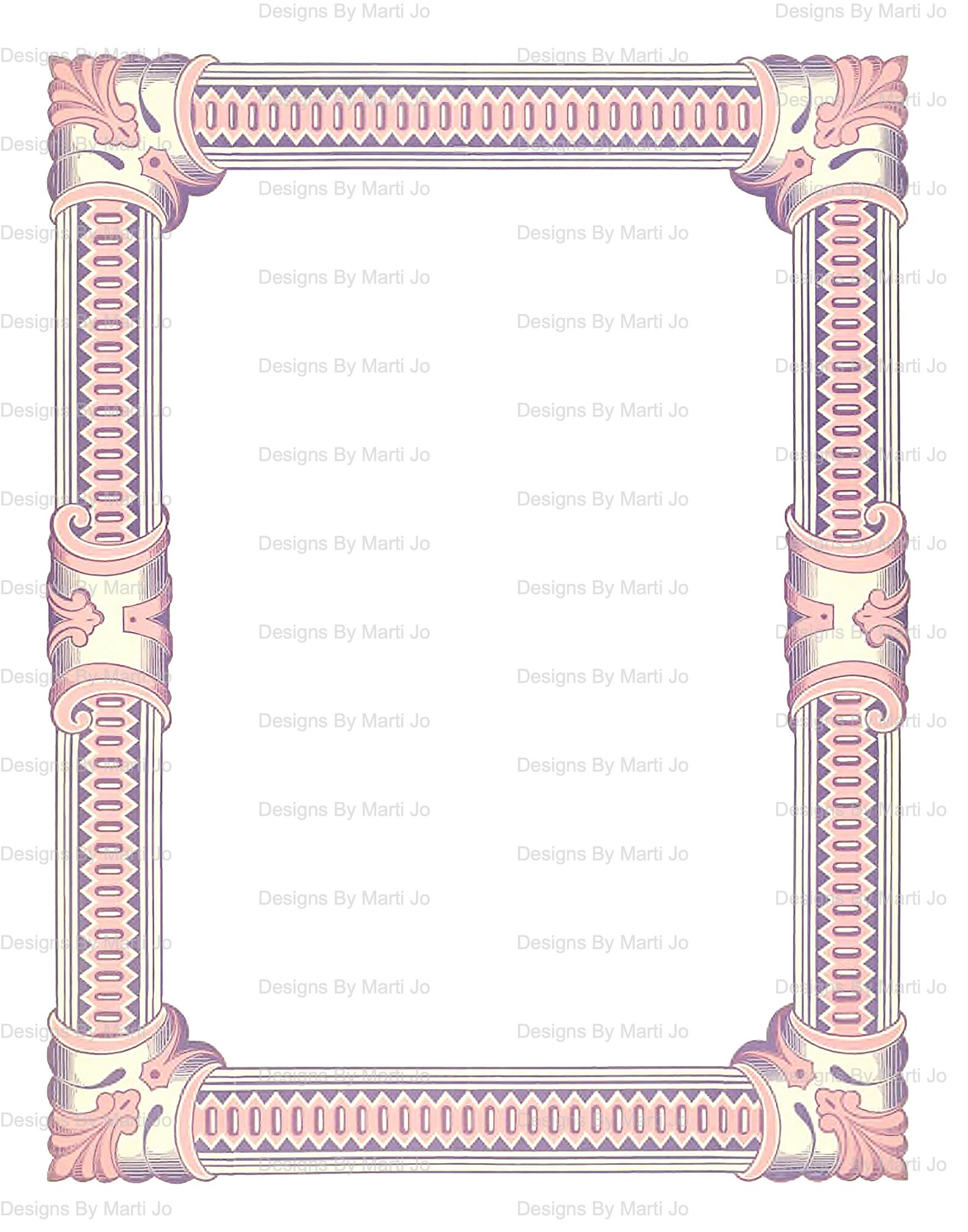 Rare Colored Vintage Digital Frames and Borders 20 Vintage - Etsy