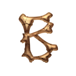 Bone Letters Digital Clipart | Printable Bone Alphabet | Instant ...