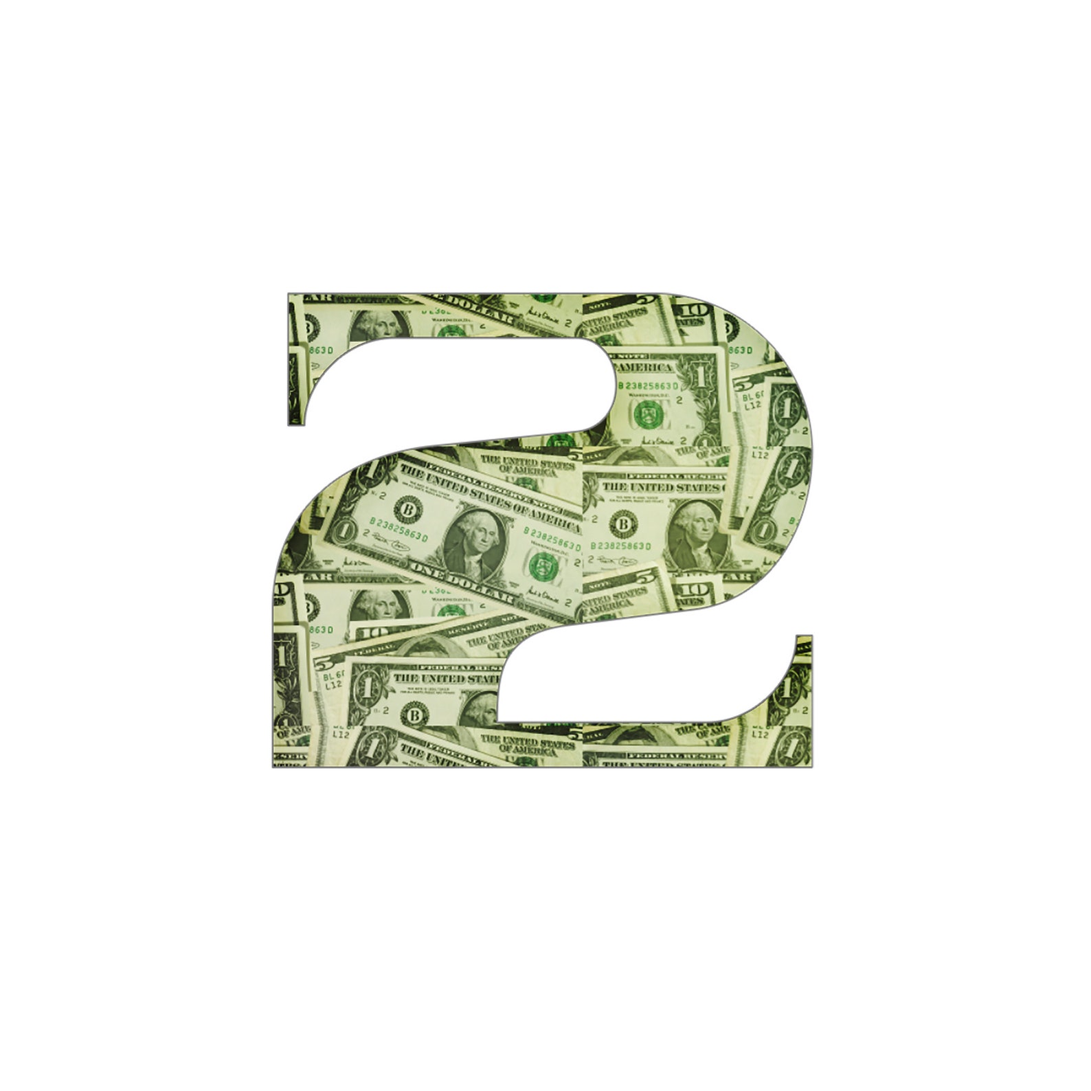 Money Letters PNG Printable Dollar Alphabet Numbers | Etsy