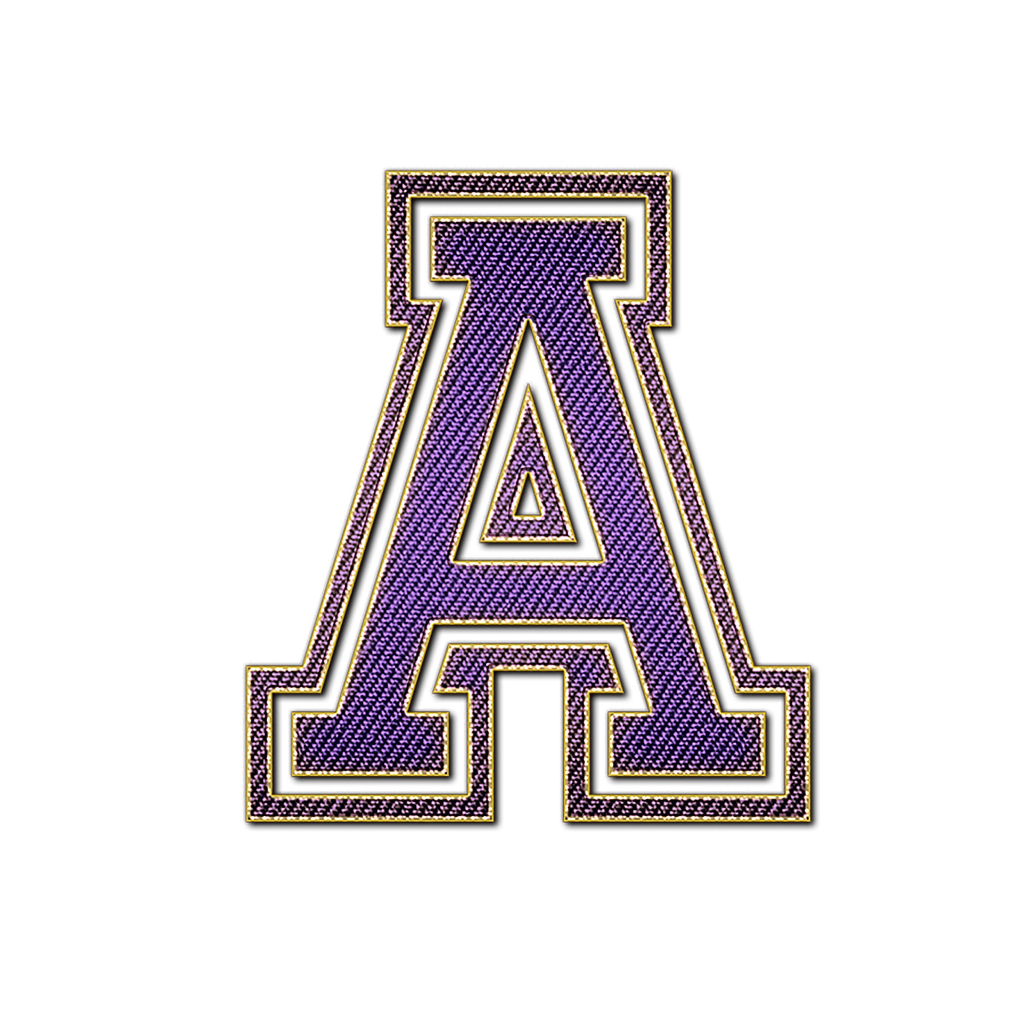 Clip Art & Image Files Numbers Symbols Printable Varsity Alphabet ...