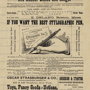 Vintage Ads Overlays | 15 Vintage Stationary Advertisements Transparent ...