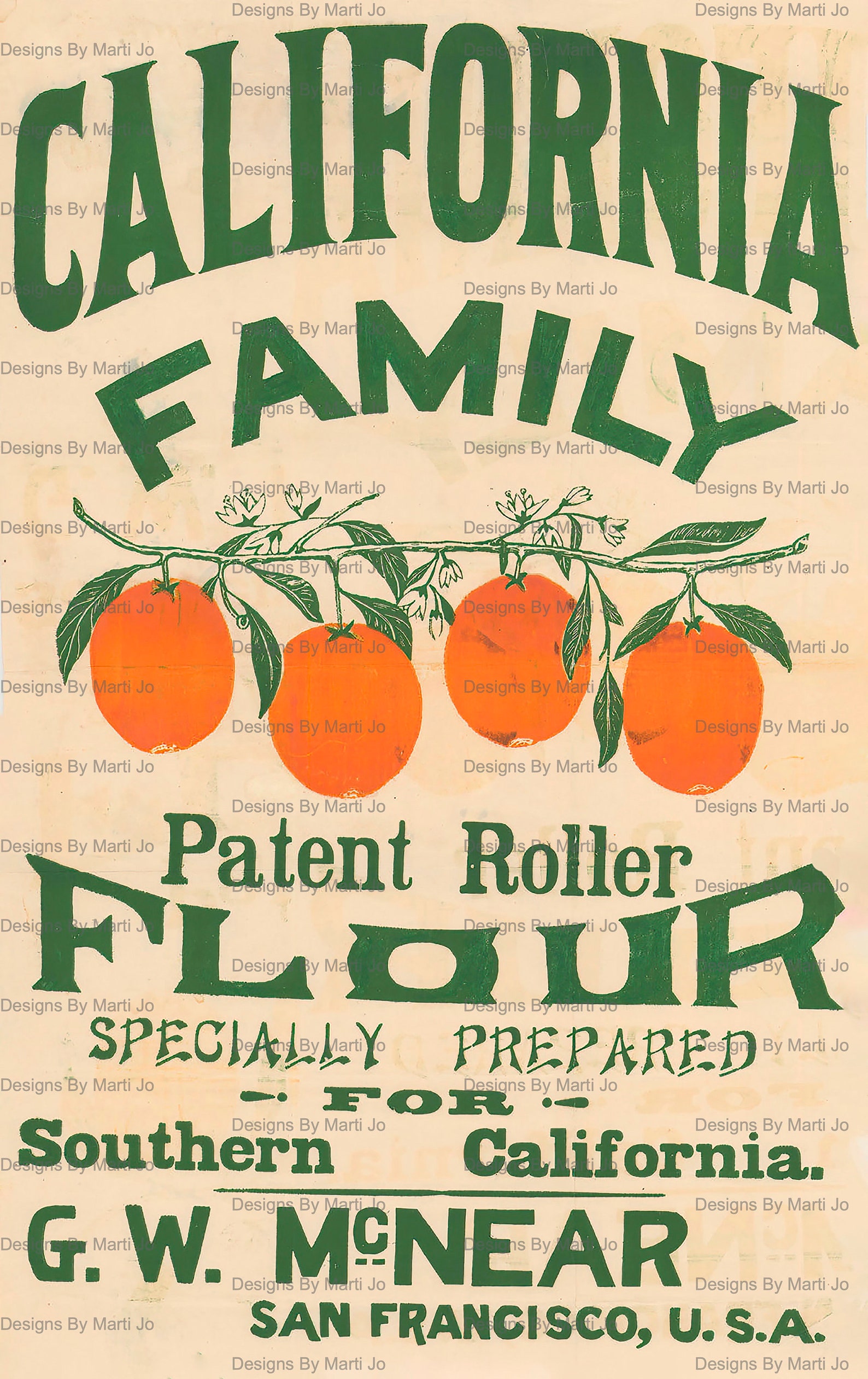 Vintage Flour Labels 1 | 50 Printable Vintage Flour Bag Labels ...
