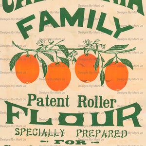 Vintage Flour Labels 1 | 50 Printable Vintage Flour Bag Labels ...