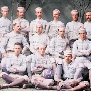 Colorized Vintage Football Team Photos | 15 Printable Vintage Sports ...