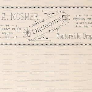 Vintage Pharmacy Prescription Labels | 30 Digital Blank Vintage ...