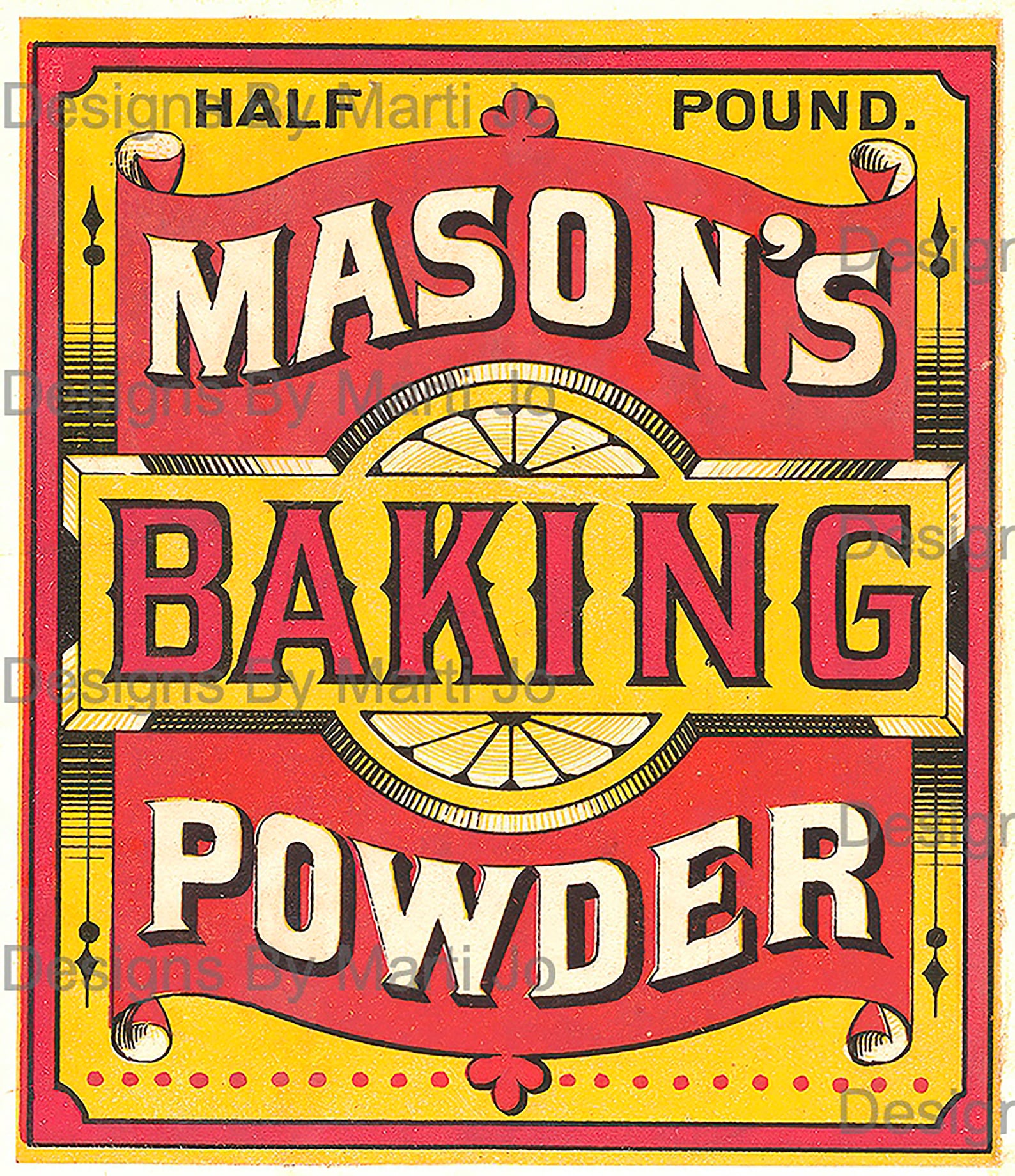 Vintage Baking Powder and Yeast Labels 35 Printable Vintage - Etsy
