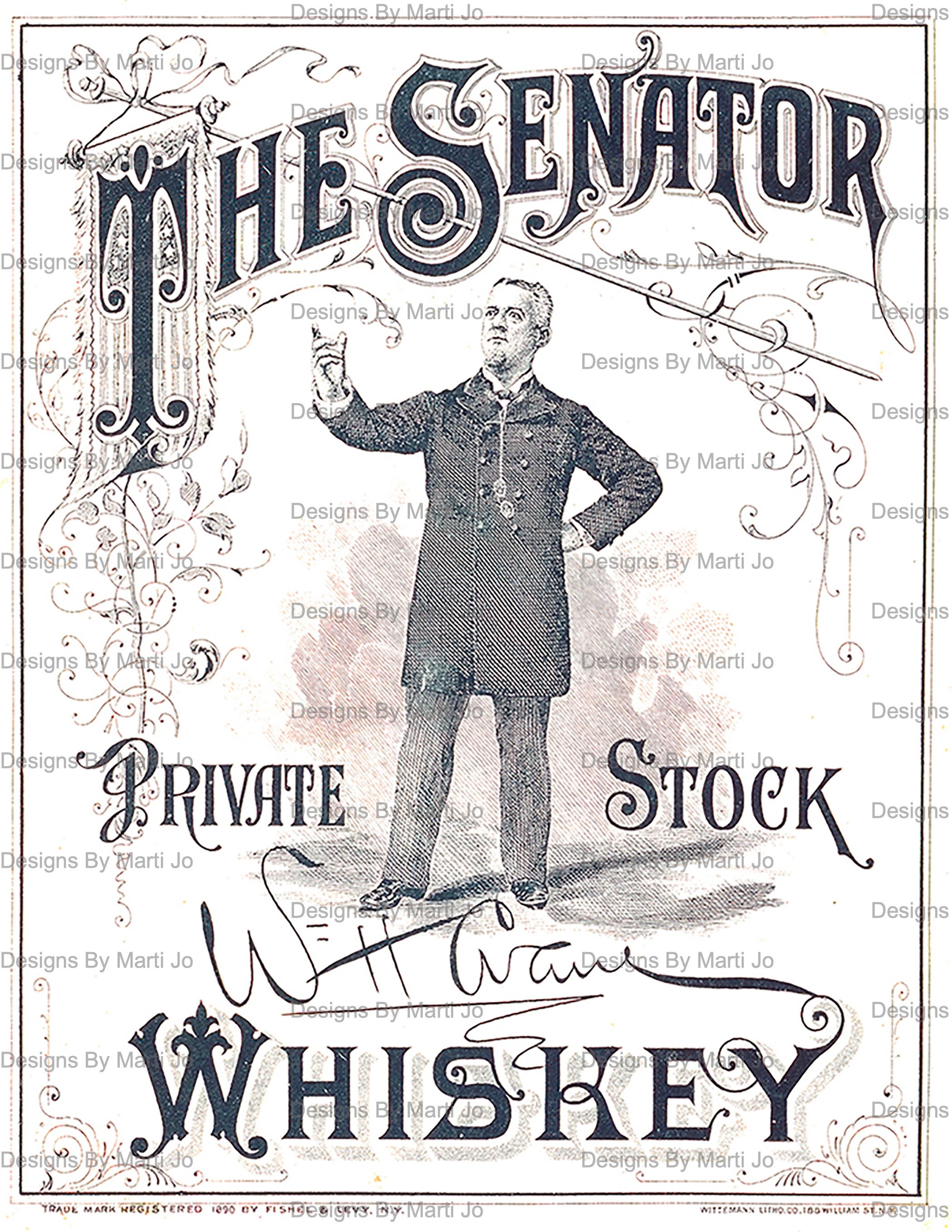 Old Whiskey Labels Set 1 | 70 Digital Vintage Liquor Labels | BONUS ...