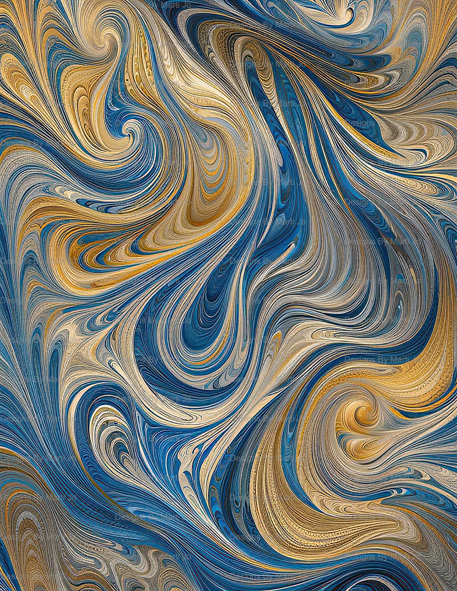 35 Printable Marbled Paper JPG Pages Set 1 | Budget Decorative Junk ...