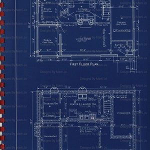 Vintage Old House Blueprints | 48 Vintage House Patterns and Blueprints ...
