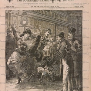 Vintage 1879 Illustrated Police News Covers | 50 True Crime Weekly ...