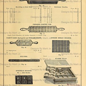 100 Vintage Printable Baking Supplies Catalog JPG Pages | Budget ...