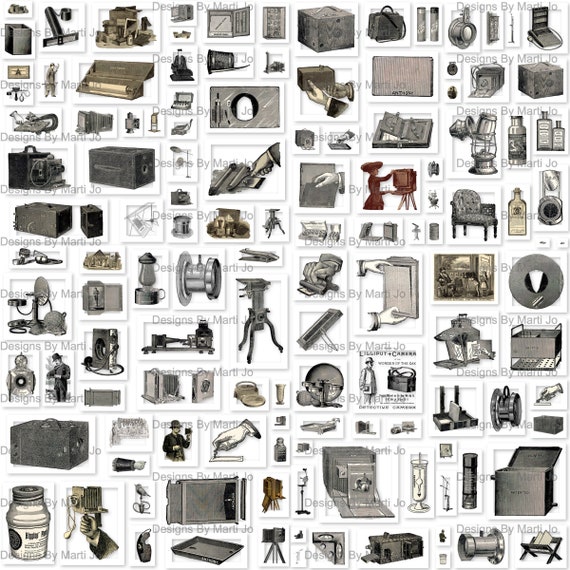 The Complete Vintage Camera and Photograpy Elements Kit 125 | Etsy