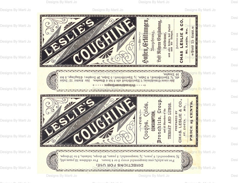 Vintage Product Box Templates 12 8.5 X 11 Inch Product - Etsy