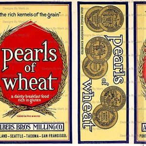 Vintage Food Labels Kit 4 | 50 Digital Antique Food Labels JPG Files ...